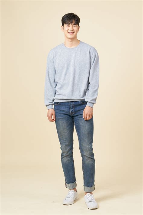 베이직 특양면 맨투맨 멜란지 티셔츠 우리티 단체티셔츠주문제작