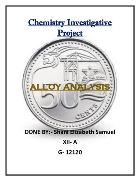 Doc Chemistry Investigative Project