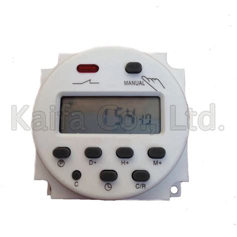CN101A AC DC 220V 110V 24V 12V Digital LCD Power Timer Programmable Time Switch Relay 16A Timers