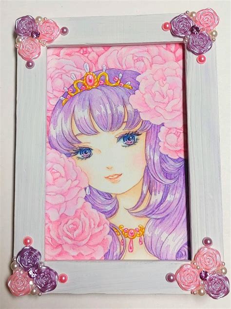 原画 手描きイラスト アナログイラスト フレーム付き By メルカリ