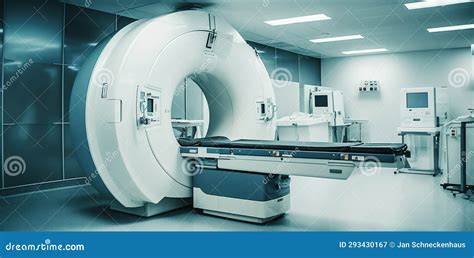 Futuristic Advanced Mri Or Ct Scan Medical Diagnosis Machine At