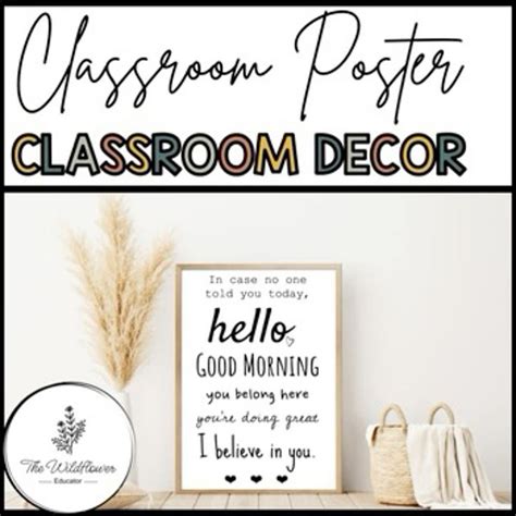 Hello Classroom Poster Classroom Posters Classroom Social Workers