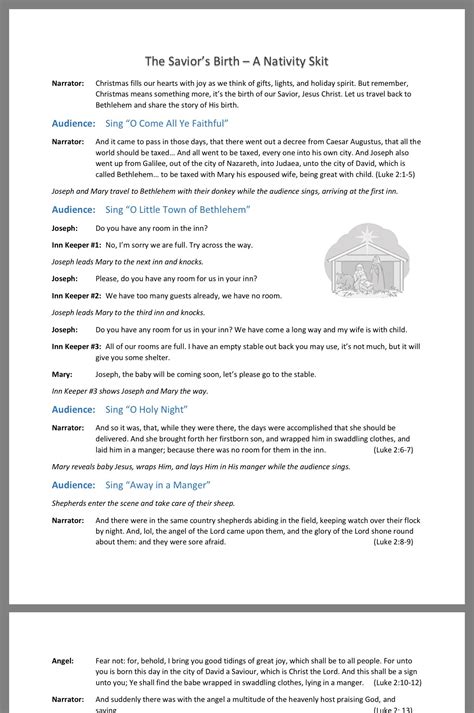Christmas Nativity Play Script Pdf Powered By Box Artofit