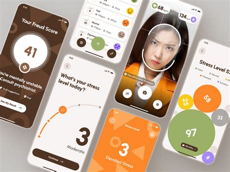 Freud Ui Kit Ai Mental Health App Stress Management And Mood Ui By