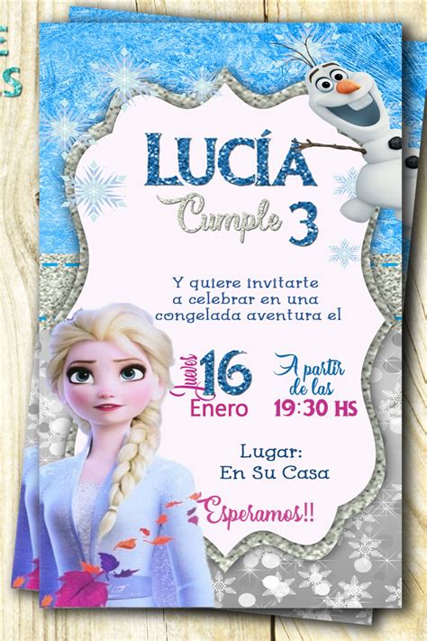 Tarjeta De InvitaciÓn Animada De Frozen Invitaciones Digitales Porn
