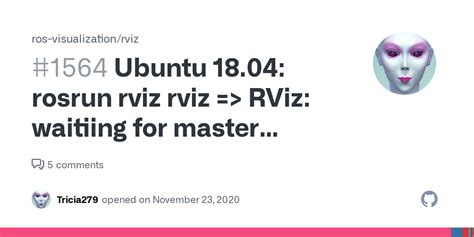 ubuntu 18 04 rosrun rviz rviz rviz waitiing for master error