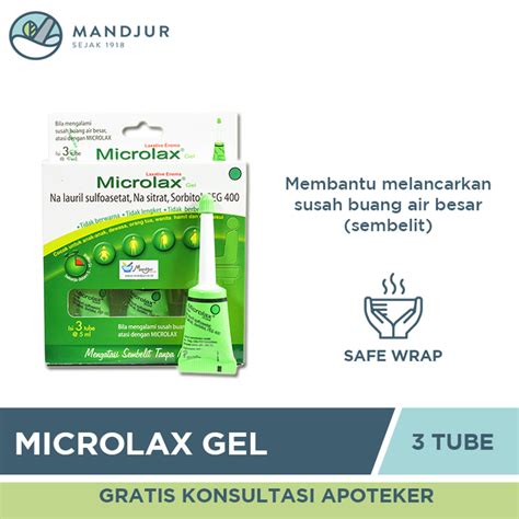 Microlax Gel Isi 3 Tube — Apotek Mandjur