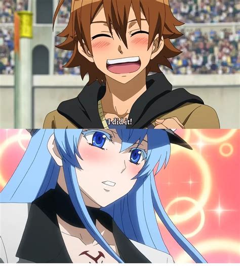 Tatsumi X Esdeath Akame Ga Kill Cute Anime Couples Anime