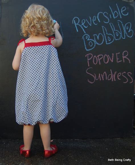 Beth Being Crafty My Popover Sundress Remix The Reversible Bubble