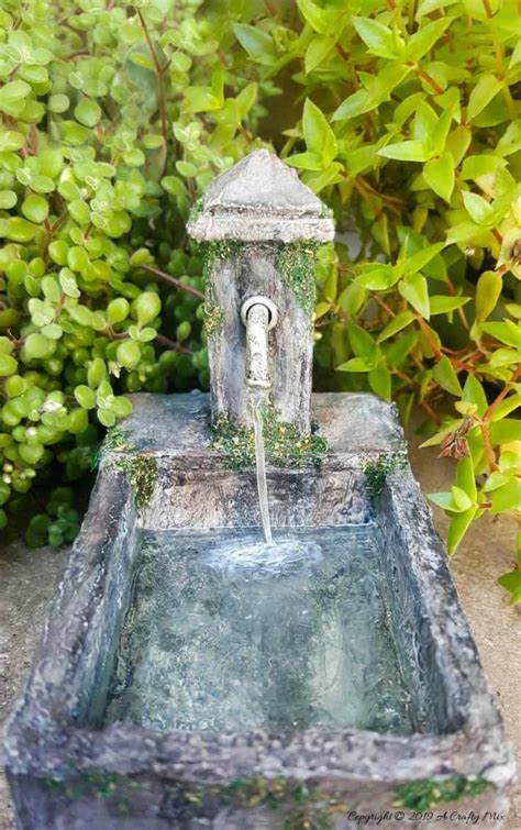 Diy An Adorable Fairy Water Feature Diy Water Feature Water Features