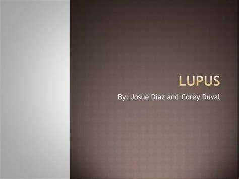 Ppt Lupus Powerpoint Presentation Free Download Id 2046555