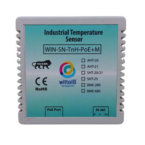 Temperature And Humidity Sensor With Poe Ethernet Rs485 At Rs 5222