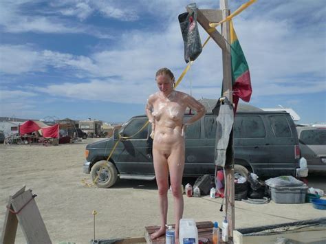 Nude Shower At Burning Man Nudeshots
