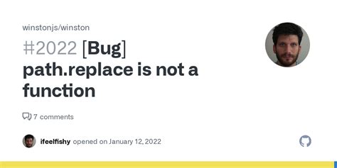 Bug Pathreplace Is Not A Function · Issue 2022 · Winstonjswinston
