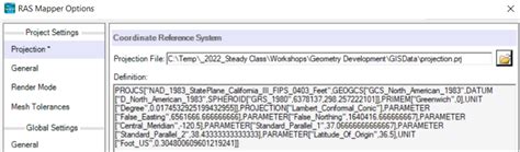 Developing 1d Geometric Data With Ras Mapper