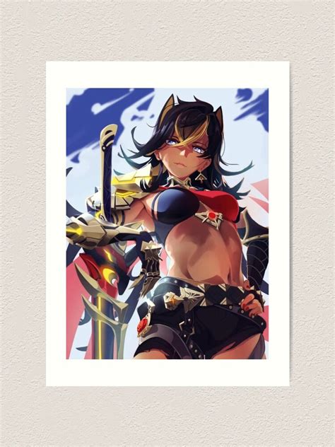 Dehya Genshin Impact Sumeru Art Print For Sale By Stvvpy Redbubble