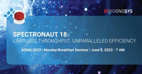 Spectronaut 18 Launch Seminar Biognosys