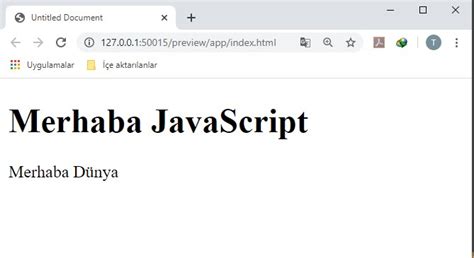 Javascript Örnekleri Tasarım Kodlama
