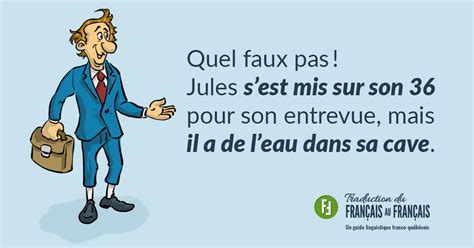 Avoir De Leau Dans Sa Cave