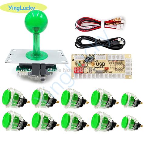 Arcade Joystick Kit Usb Encoder Pc Controller Sa Vicedeal