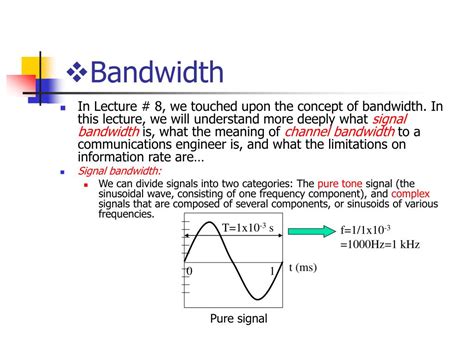 What Is The Meaning Of Bandwidth In Network