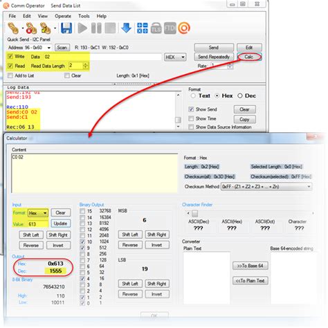 Test Cmps11 I2c Mode With Comm Operator Serial Port Tool