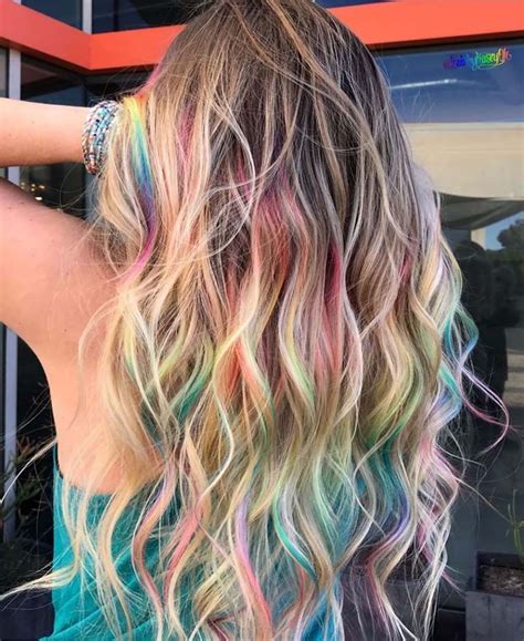 55 Hq Pictures Rainbow Blonde Hair 15 Cool Rainbow Hair Color Ideas To Rock In 2021 The Trend