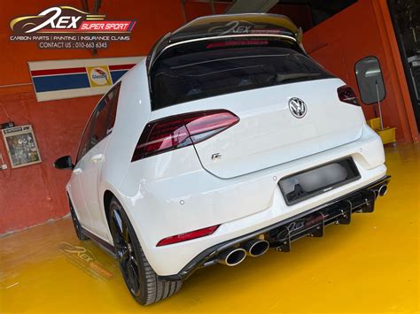 Golf Mk7 5 R Maxton Rear Diffuser Carbon Rexsupersport Specializes