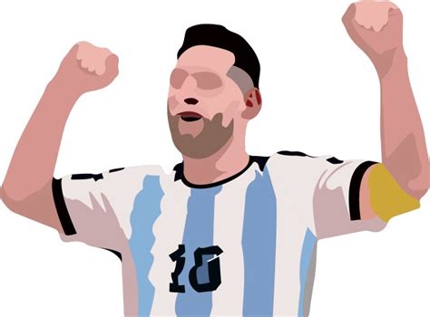 Messi Argentina Vector Images 45