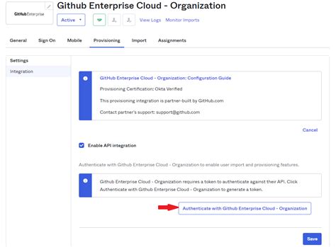 Github Enterprise Cloud Organization App Api Integration Error Error