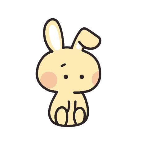 うさぎさん｜かわいいフリーアイコン・イラストの無料素材サイト｜フリーペンシル