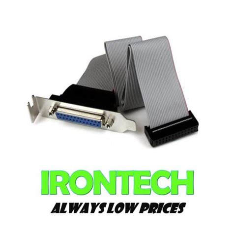 25pin Parallel Lpt Printer To Motherboard 25 Pin Female Cable Bracket Lazada