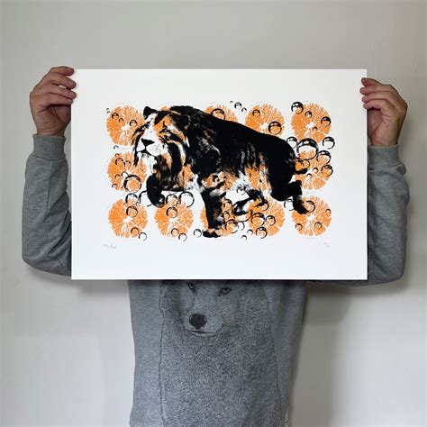 Screen Printed Poster Meta Matrix No 3 — Memori