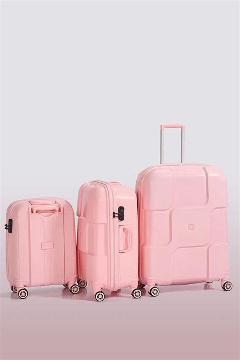 სილიკონის სამგზავრო ჩემოდანი Albatross Pink 10 კგ Extra Ge 723275