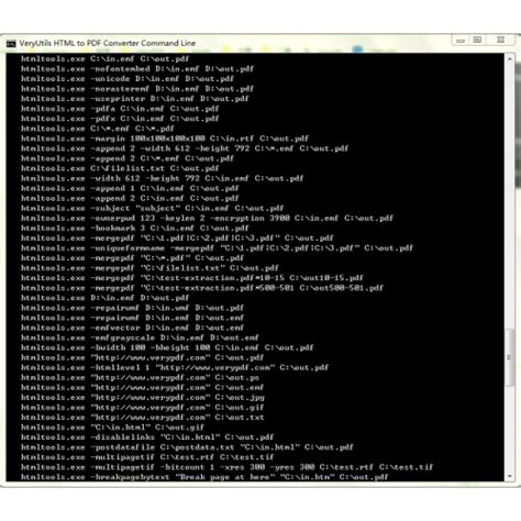 Veryutils Html To Pdf Converter Command Line Is A Great Software To