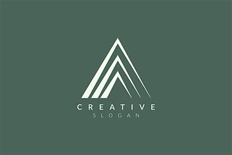 Minimalist Flat Logo With Modern Triangle Shape Vector Modern Technology Vector Vector Modern