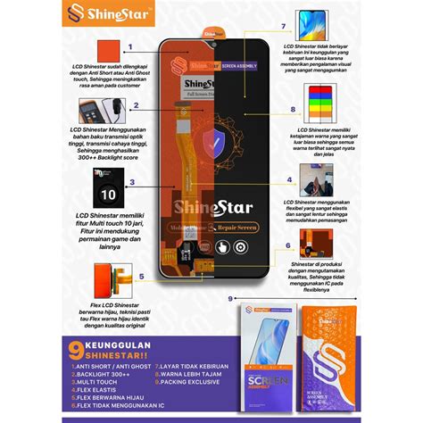Jual SHINE STAR Lcd Touchscreen Vivo Y91 Y91c Y93 Y95 Fullset