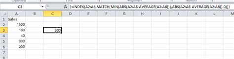 statistics how do i find the most average closest value to the