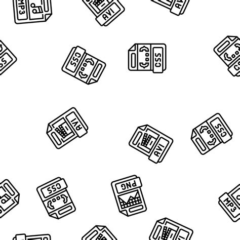 file format document vector seamless pattern 21230706 vector art at
