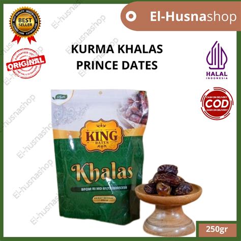 Jual Kurma Khalas Prince Dates Gr Kurma Enak Dan Lezat King Dates Pouch Original Shopee