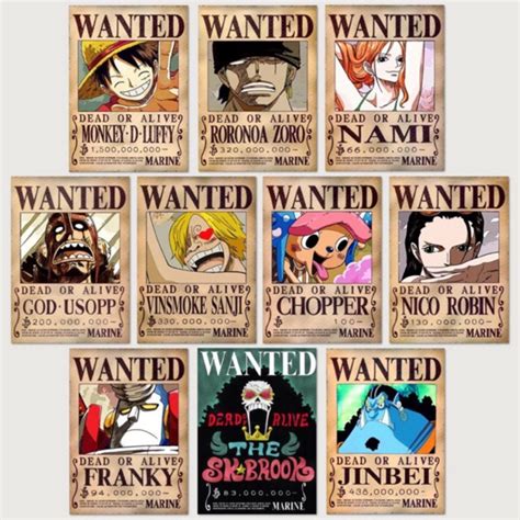 โปสเตอร์ ประกาศจับ วันพีช One Piece Poster Shopee Thailand