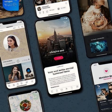 Premium Photo A Visual Journey Through Social Networking Apps On A Smartphone