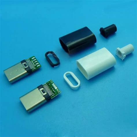 10set 4 In 1 Usb31type C Plug Double Sided Insert Usb Male Plug