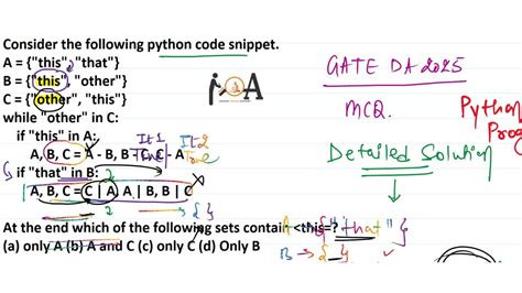 Gate Da 2025 Python Programming Data Science And Ai Complete Solutions With Conceptual