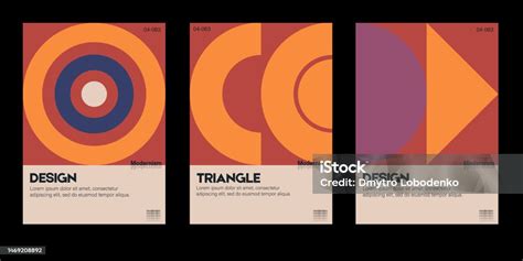 포스터 디자인 벡터 카드에서 모더니즘의 새로운 미학 잔학 행위는 그래픽에서 영감을 받았습니다 브랜딩 프레젠테이션에 적합 디자인에 대한 스톡 벡터 아트 및 기타 이미지