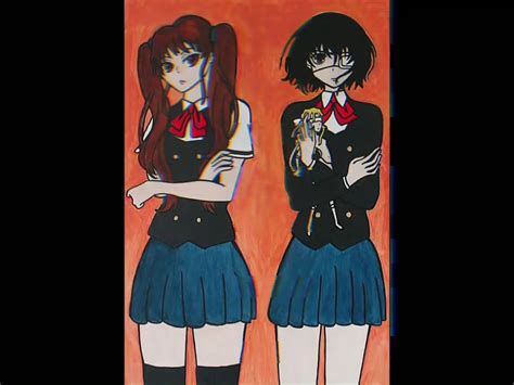 Another Painting Mei Misaki And Izumi Akazawa Ranother