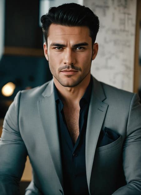 Premium Photo A Guy In A Suit Professional Masculine