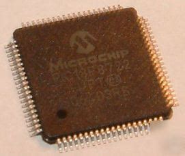 1X Microchip PIC18F8722 I Pt 80PINS Tqfp Mcu