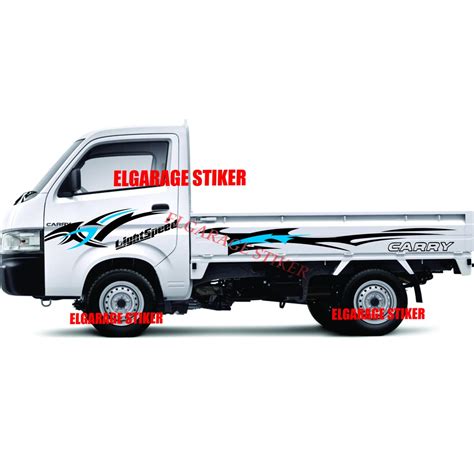 Jual Stiker Mobil Suzuki Carry New Cutting Stiker Striping Body Mobil Pick Up Carry Granmax