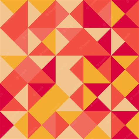 Premium Vector Geometric Triangle Seamless Pattern